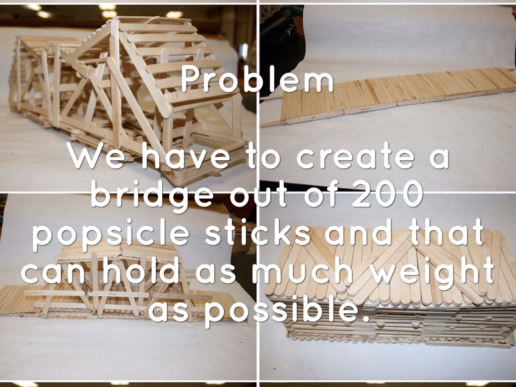 Popsicle Sticks Bridge Contest – IES Huelin – Bilingual